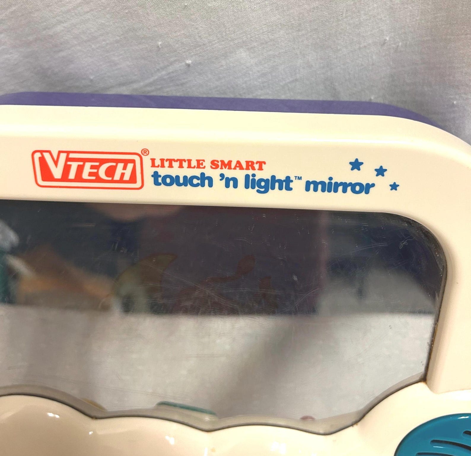 Vintage VTECH Little Smart Touch 'n Light MIRROR Electronic Toy Music ...