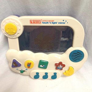 Vintage VTECH Little Smart Touch 'n Light MIRROR Electronic Toy Music ...