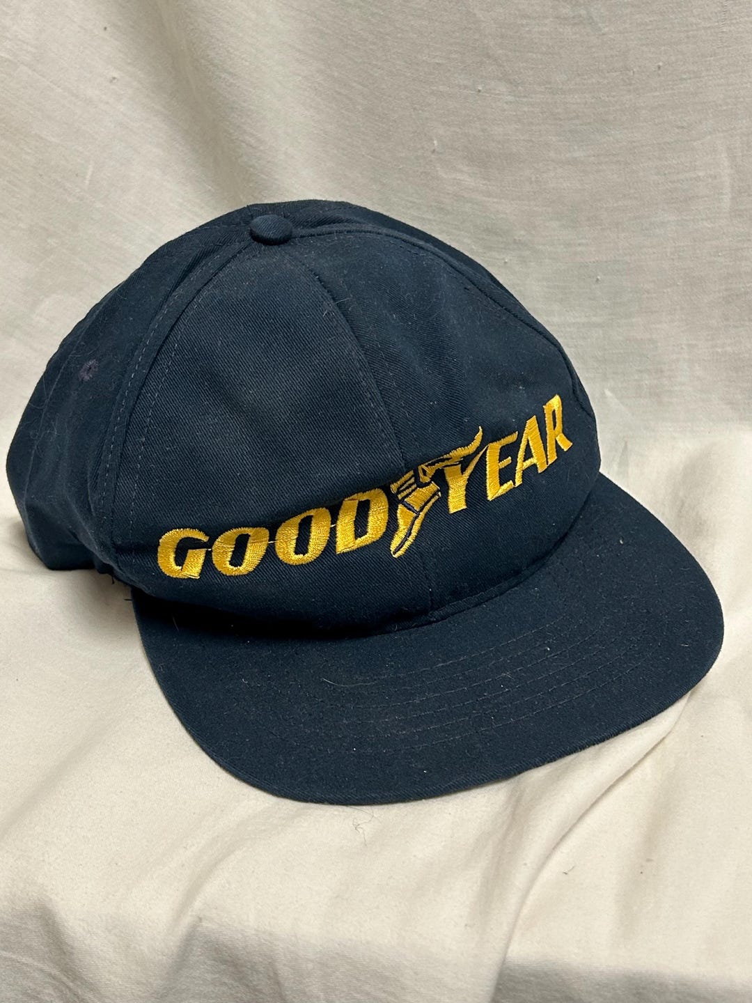 Vintage GOODYEAR Official Mechanics LOGO Baseball HAT Adjustable Great ...