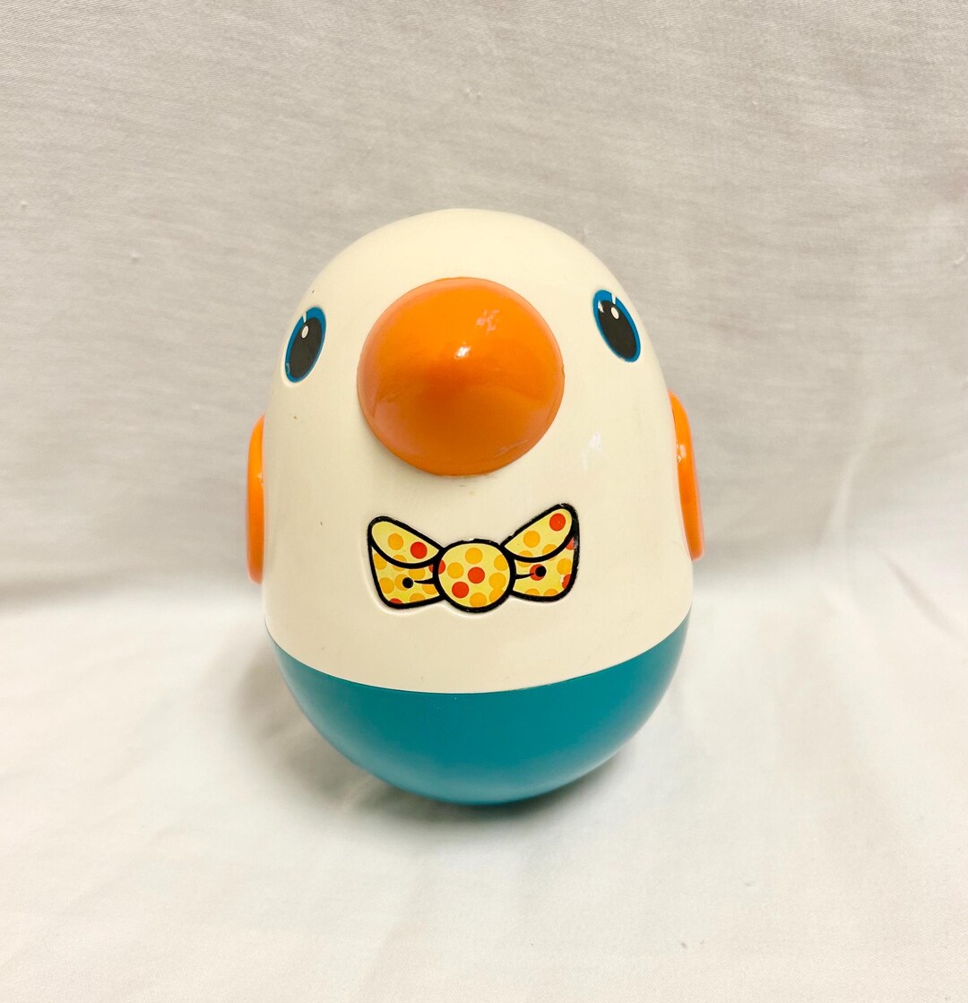 Vintage Playskool Chime PENGUIN Weeble Wobble Movements REALLY CUTE 5 1 ...