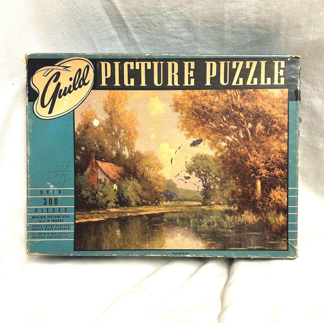 Vintage GUILD Picture PUZZLE Over 300 Pcs Series FF No. 2900 Juniata ...