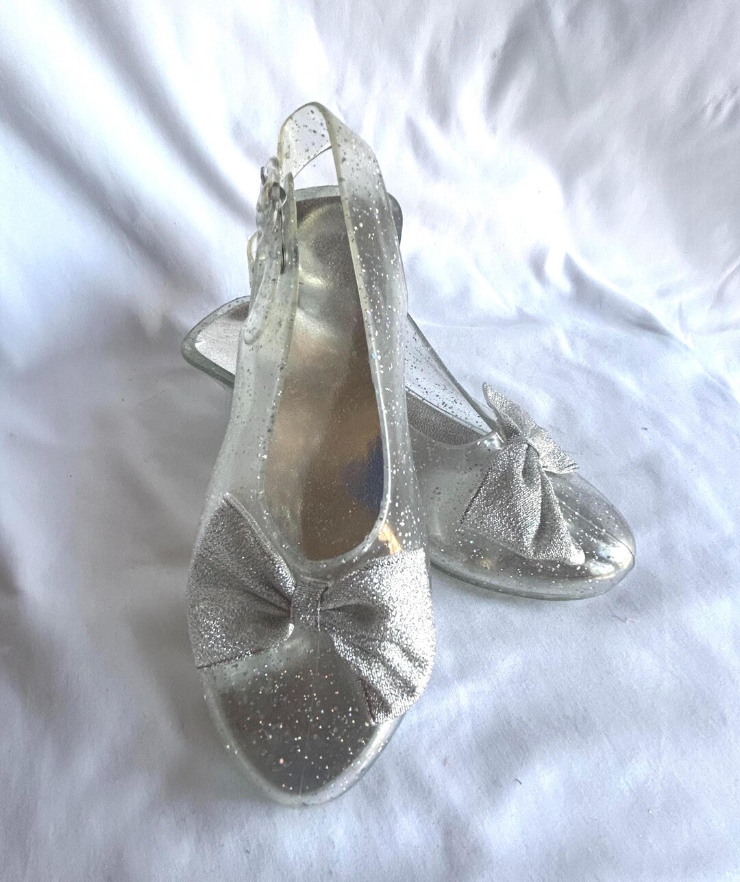Vintage Girl's Cinderella Jelly SHOES Size 13 and Size 1 You Choose ...