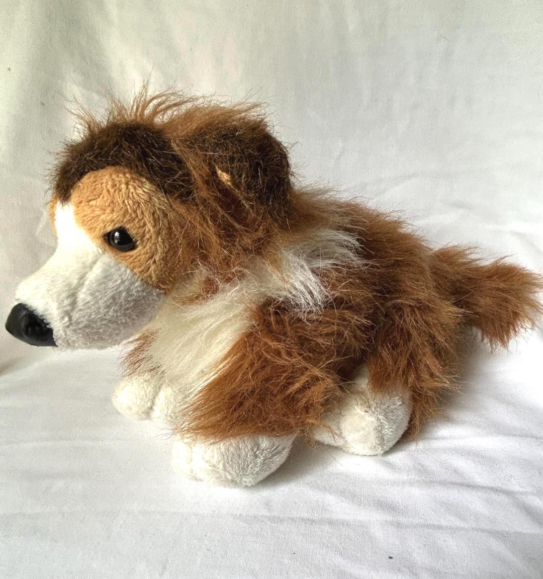Vintage Ganz Webkinz Collie Dog Plush, 9 1/2" - Collectible Stuffed ...
