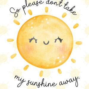 You Are My Sunshine Wall Art: Digital Resource for Your Room! - Etsy