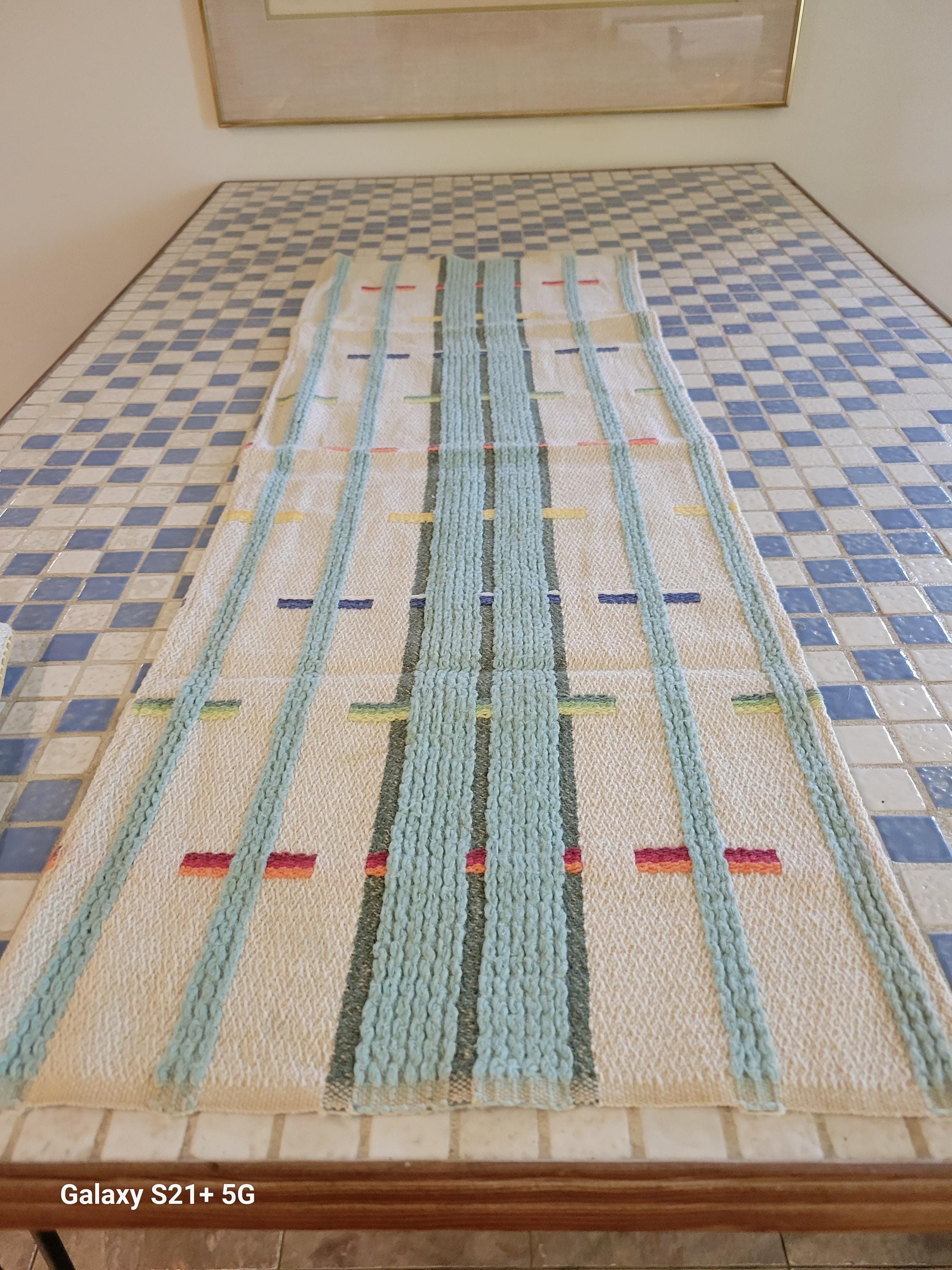 Midcentury Hand-woven Monks Belt Dishtowel Handwoven - Etsy