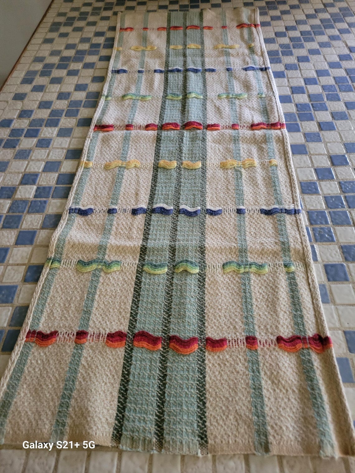 Midcentury Hand-woven Monks Belt Dishtowel Handwoven - Etsy