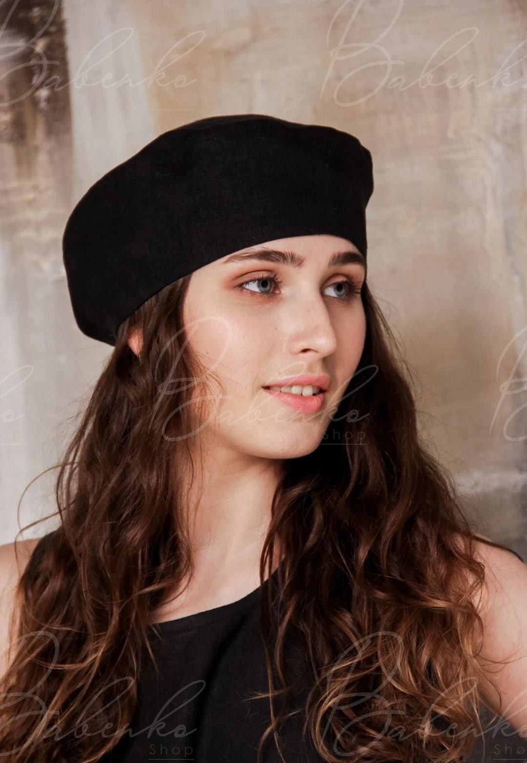 French Beret for Women, Linen Beret, Beret Hat Women, Beret for Women ...