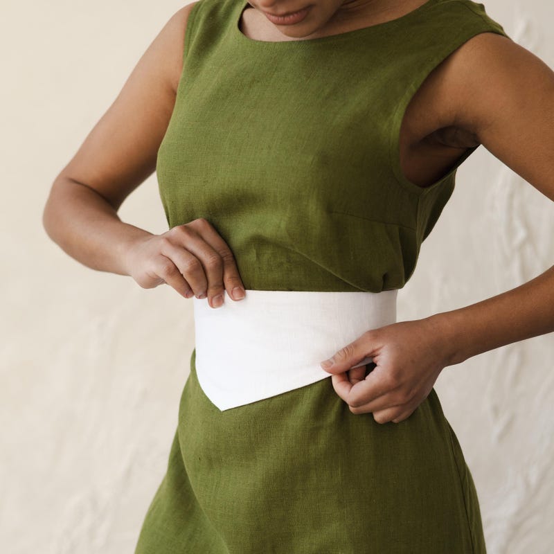 Wide Fabric Belt - Etsy