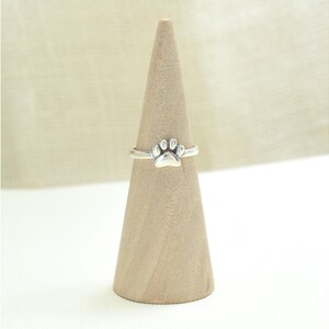 Sterling Silver Dog Paw Ring | Adorable Paw Print Jewelry for Pet ...