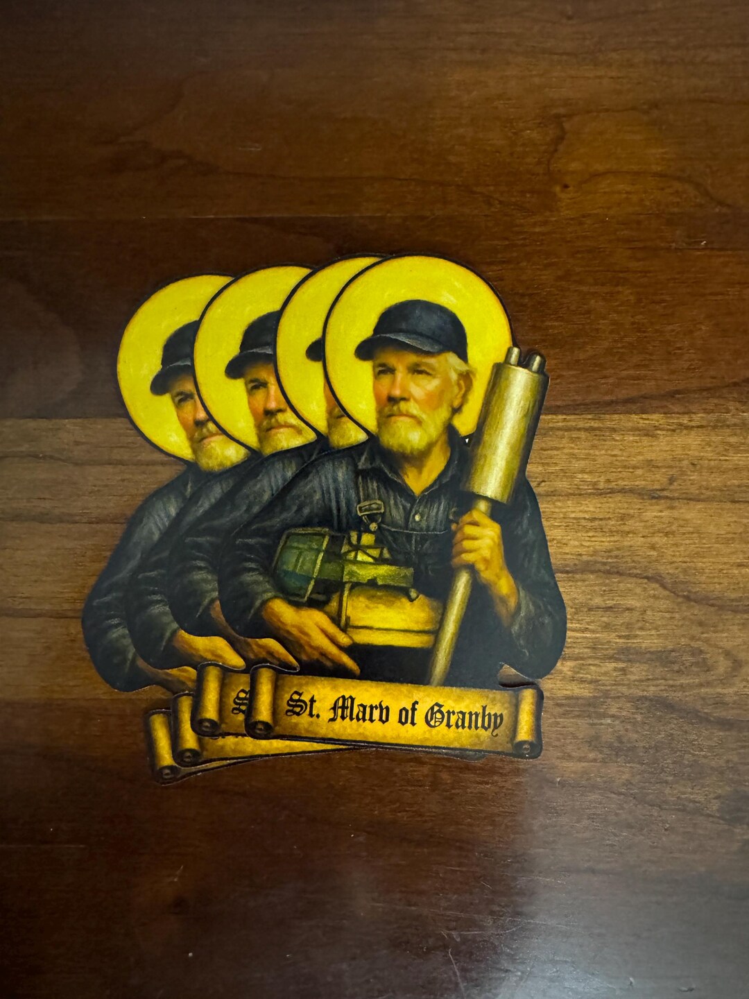 Saint Marv Heemeyer Vinyl Sticker: Patron Saint of Anti-governance - Etsy