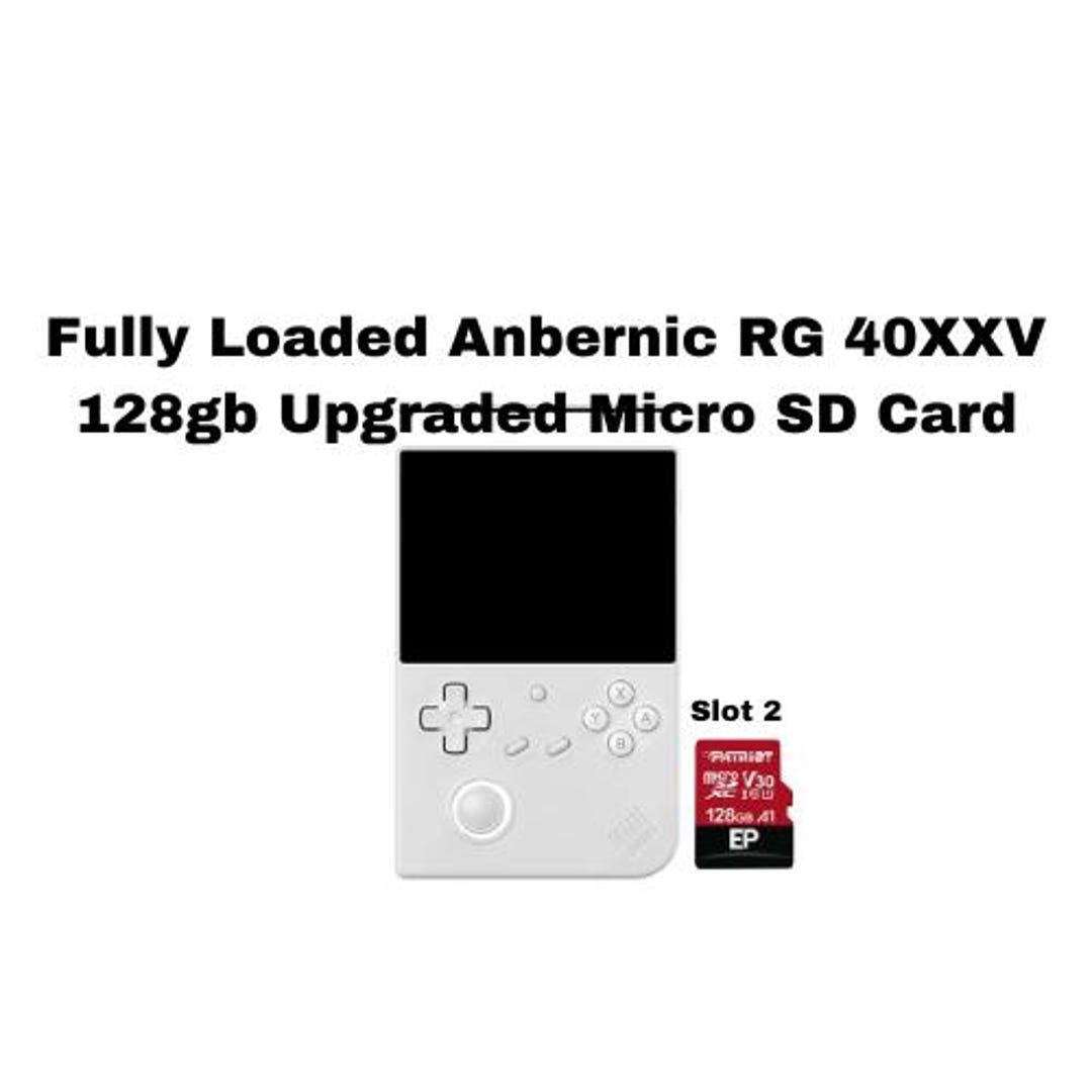 Fully Loaded Anbernic RG 40XXV Upgraded 128gb Micro SD Card - Etsy