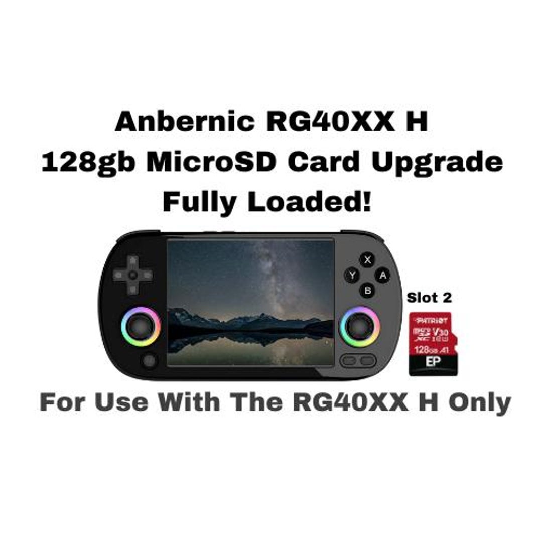 Fully Loaded Anbernic RG40XX H Upgraded 128gb Micro SD Card - Etsy