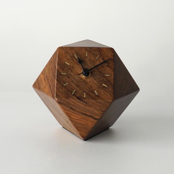 Wood Digital Desk Clock - Etsy