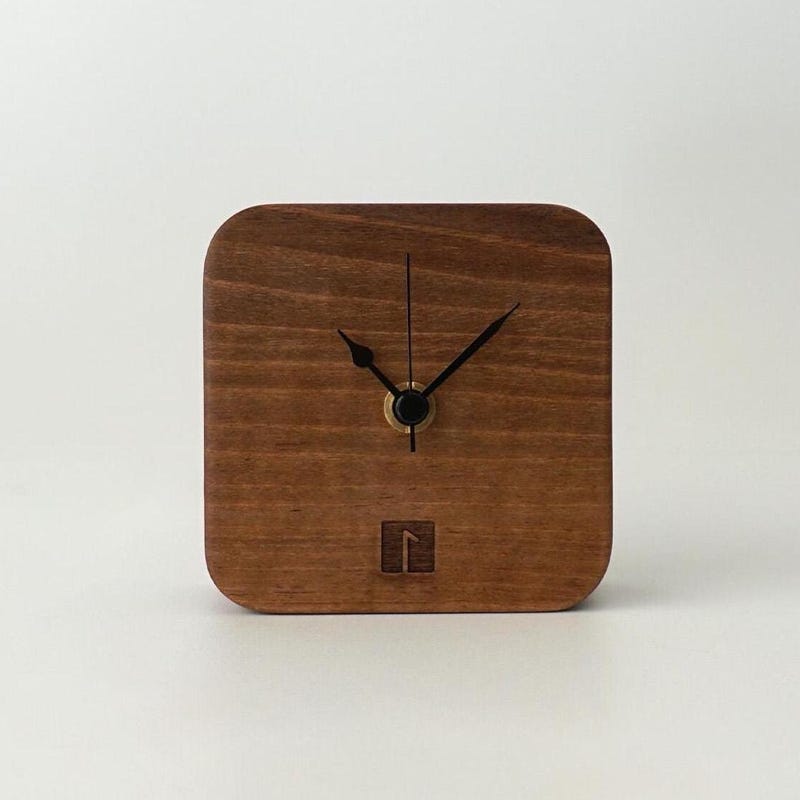 Walnut Clock - Etsy