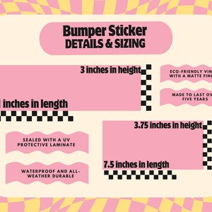 Don't Worry Be Happy Bumper Sticker | Cute Waterproof Decal | Bumblebee ...