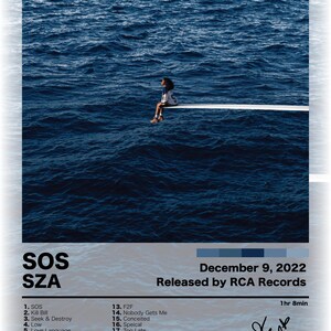 SOS by SZA | Album Cover A2 Poster - Etsy Canada