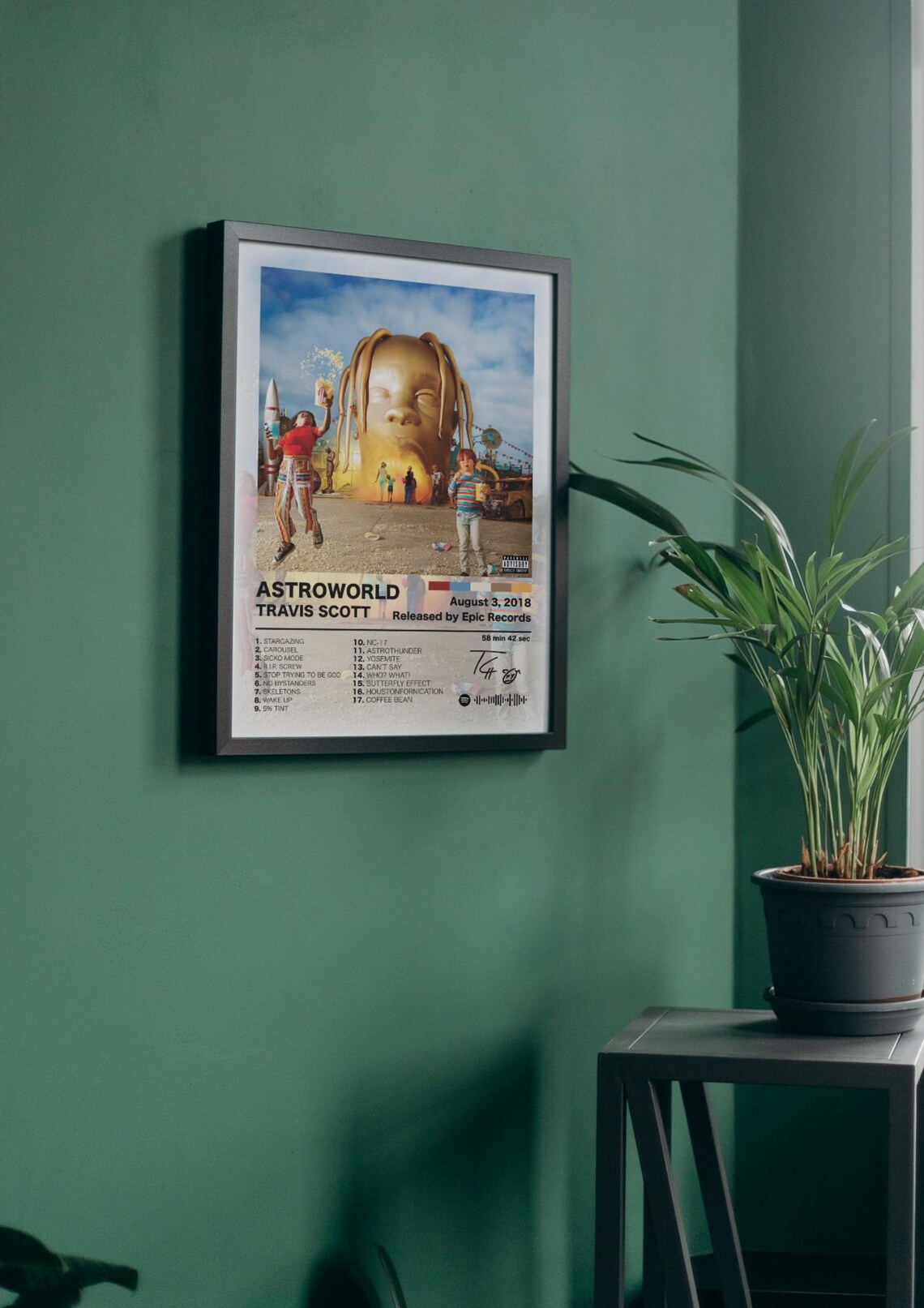 Astroworld by Travis Scott | Album Cover A2 Poster - Etsy