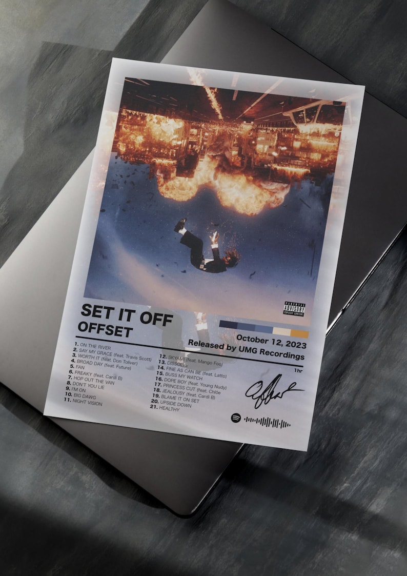 Set It off by Offset | Album Cover A2 Poster - Etsy