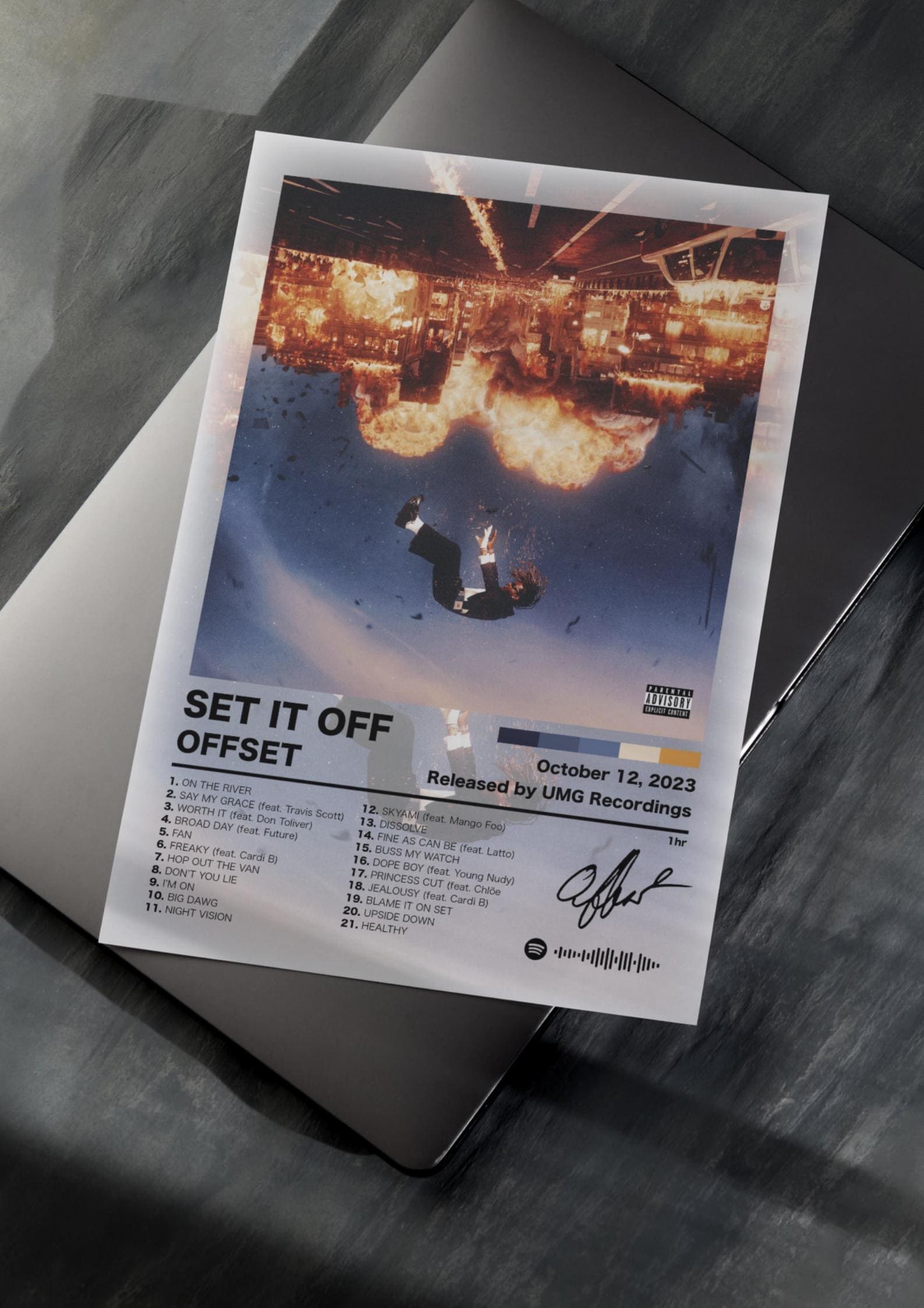 Set It off by Offset | Album Cover A2 Poster - Etsy
