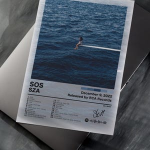 SOS by SZA | Album Cover A2 Poster - Etsy Canada