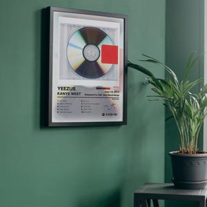 Yeezus by Kanye West | Album Cover A2 Poster - Etsy