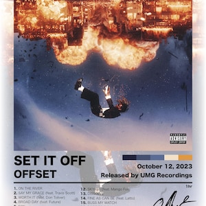 Set It off by Offset | Album Cover A2 Poster - Etsy