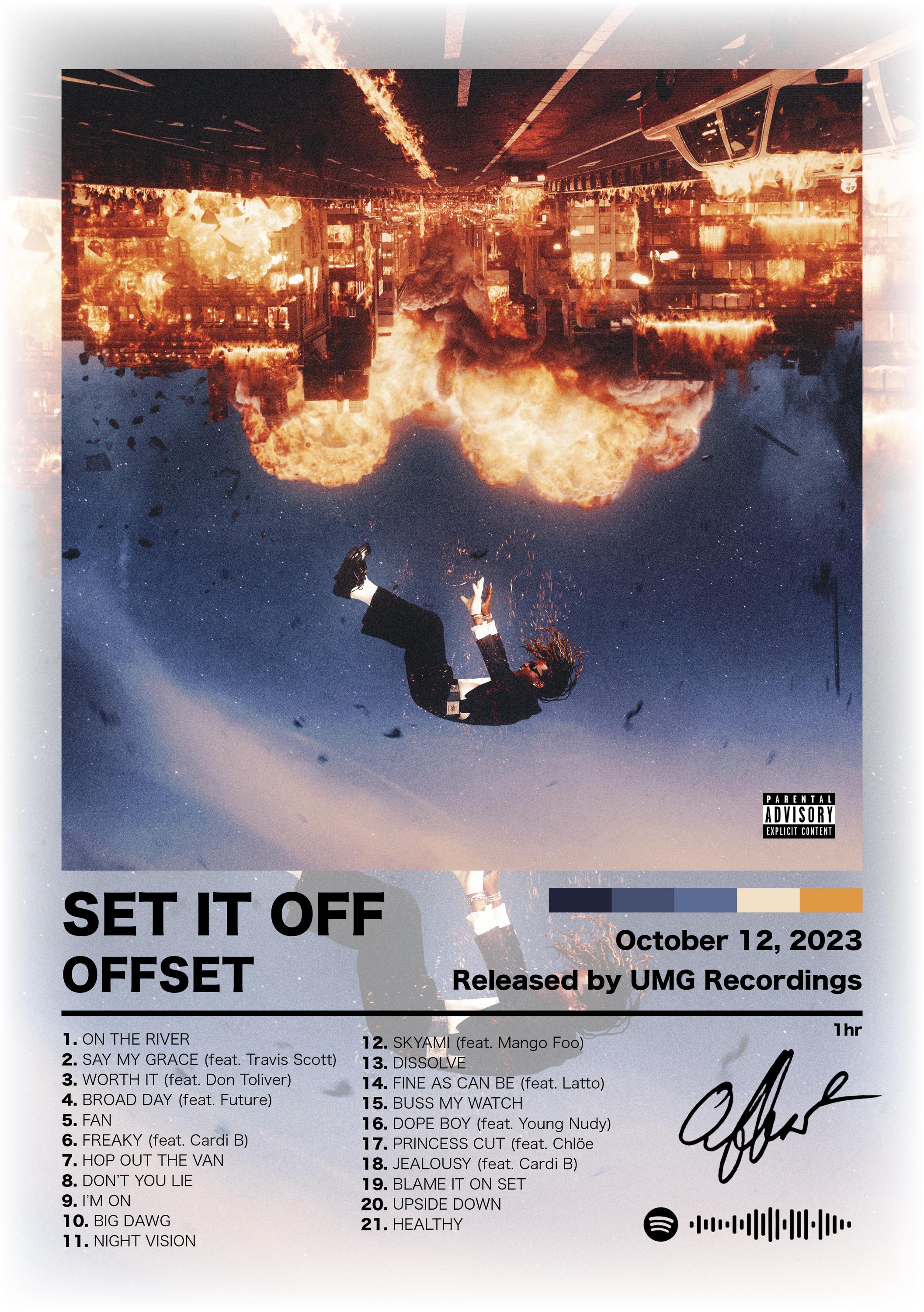Set It off by Offset | Album Cover A2 Poster - Etsy