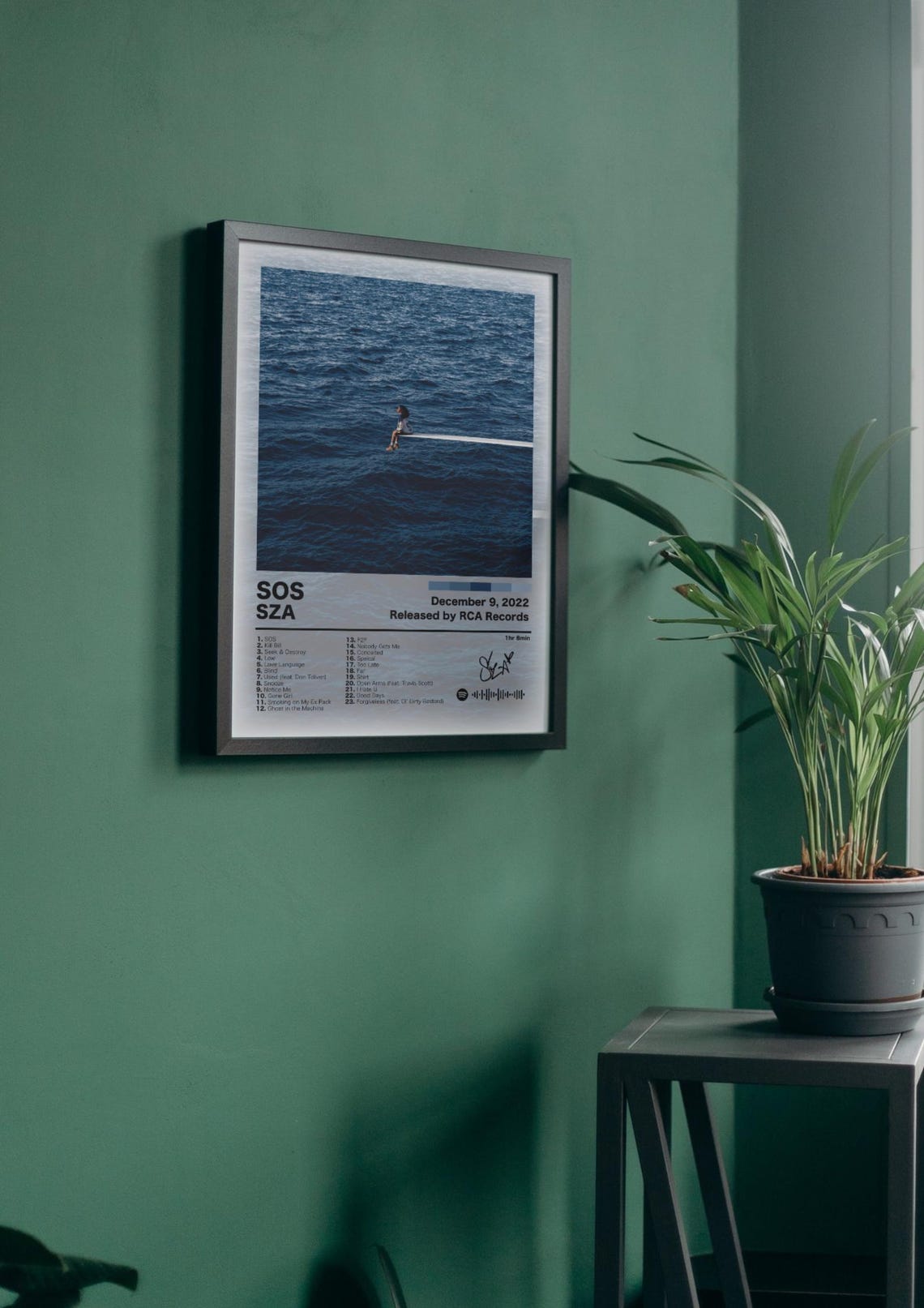 SOS by SZA | Album Cover A2 Poster - Etsy