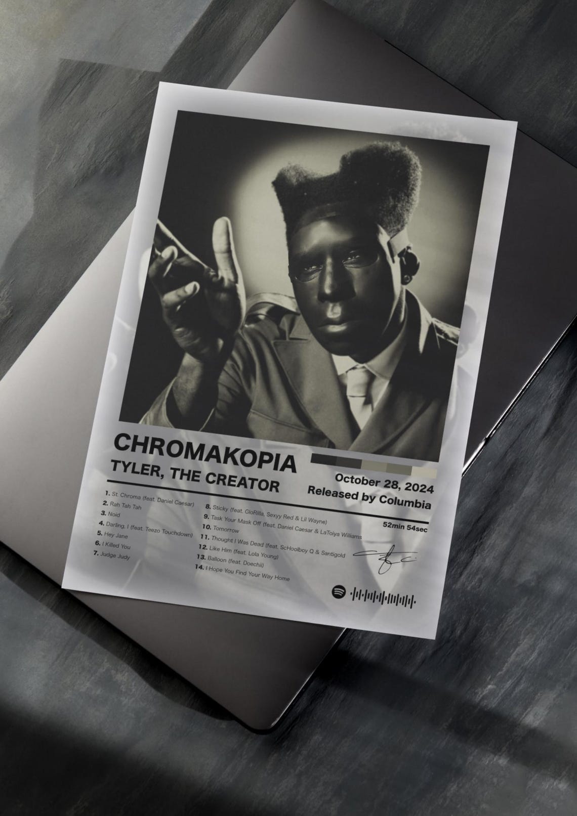 Chromakopia by Tyler, the Creator Album Cover A2 Poster - Etsy UK