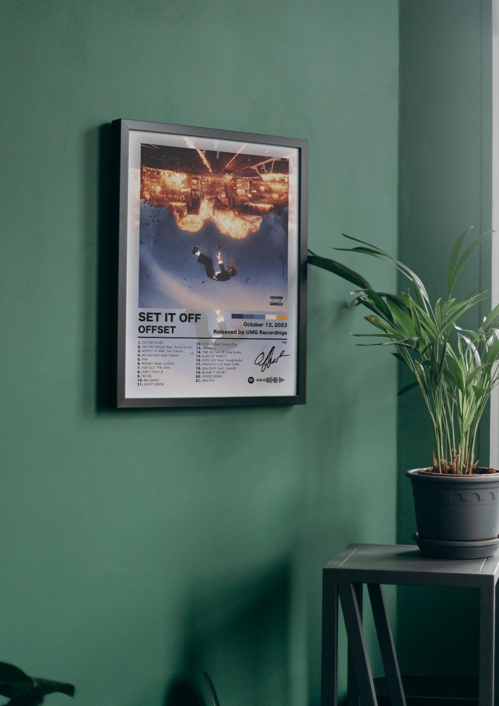 Set It off by Offset | Album Cover A2 Poster - Etsy