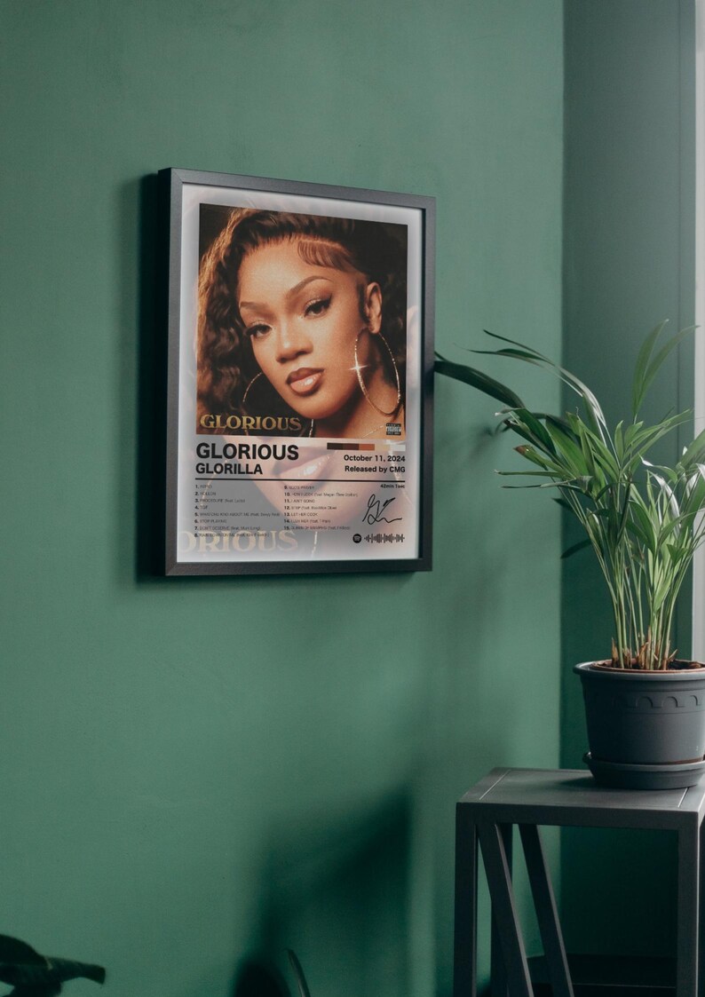 Glorious by Glorilla | Album Cover A2 Poster - Etsy