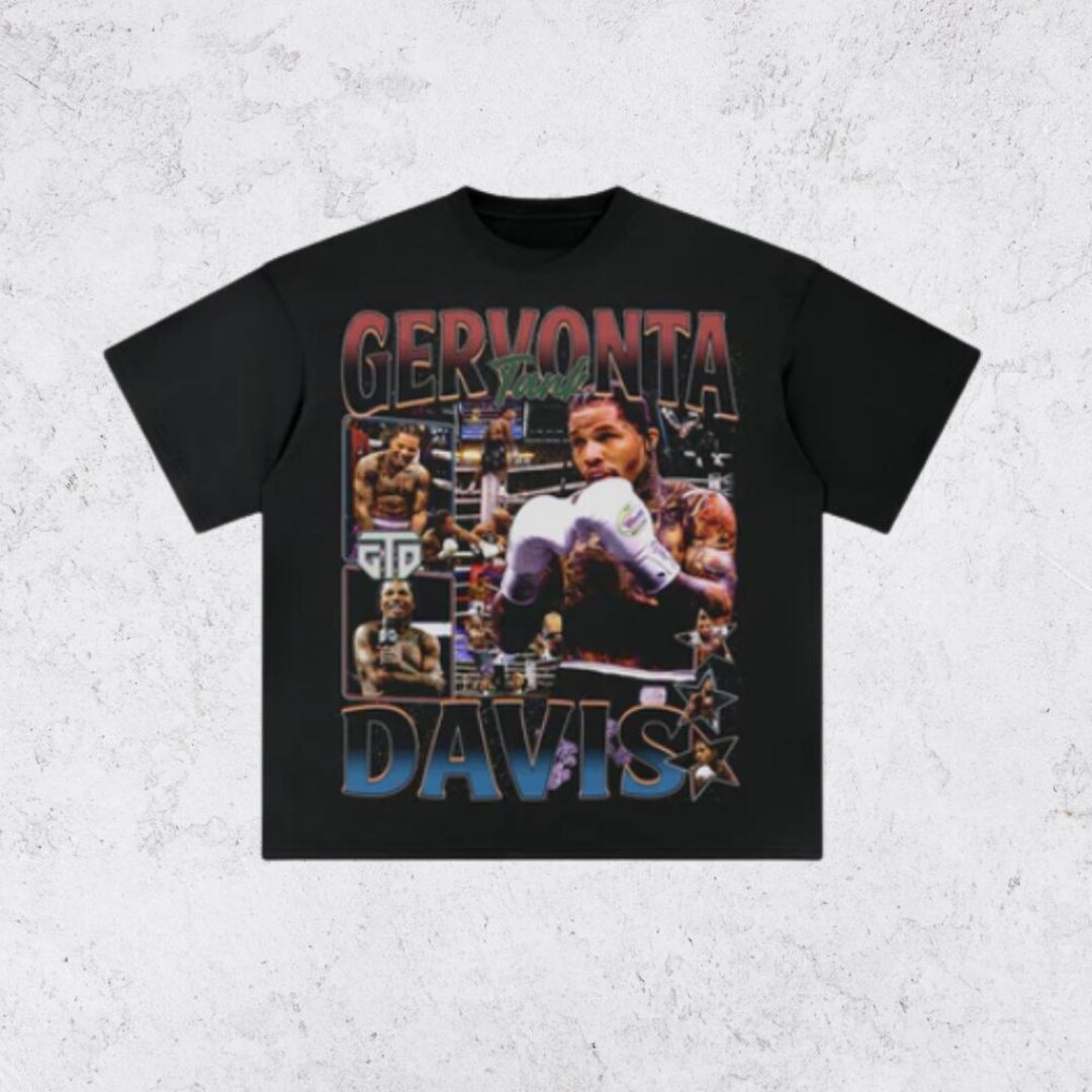 Vintage 90s Gervonta Tank Davis T-shirt – Vintage Boxing Bootleg ...