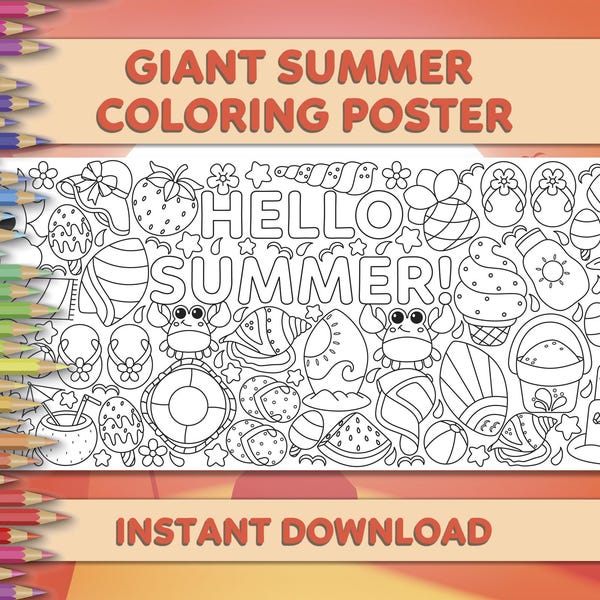 Summer of Fun Poster - Etsy