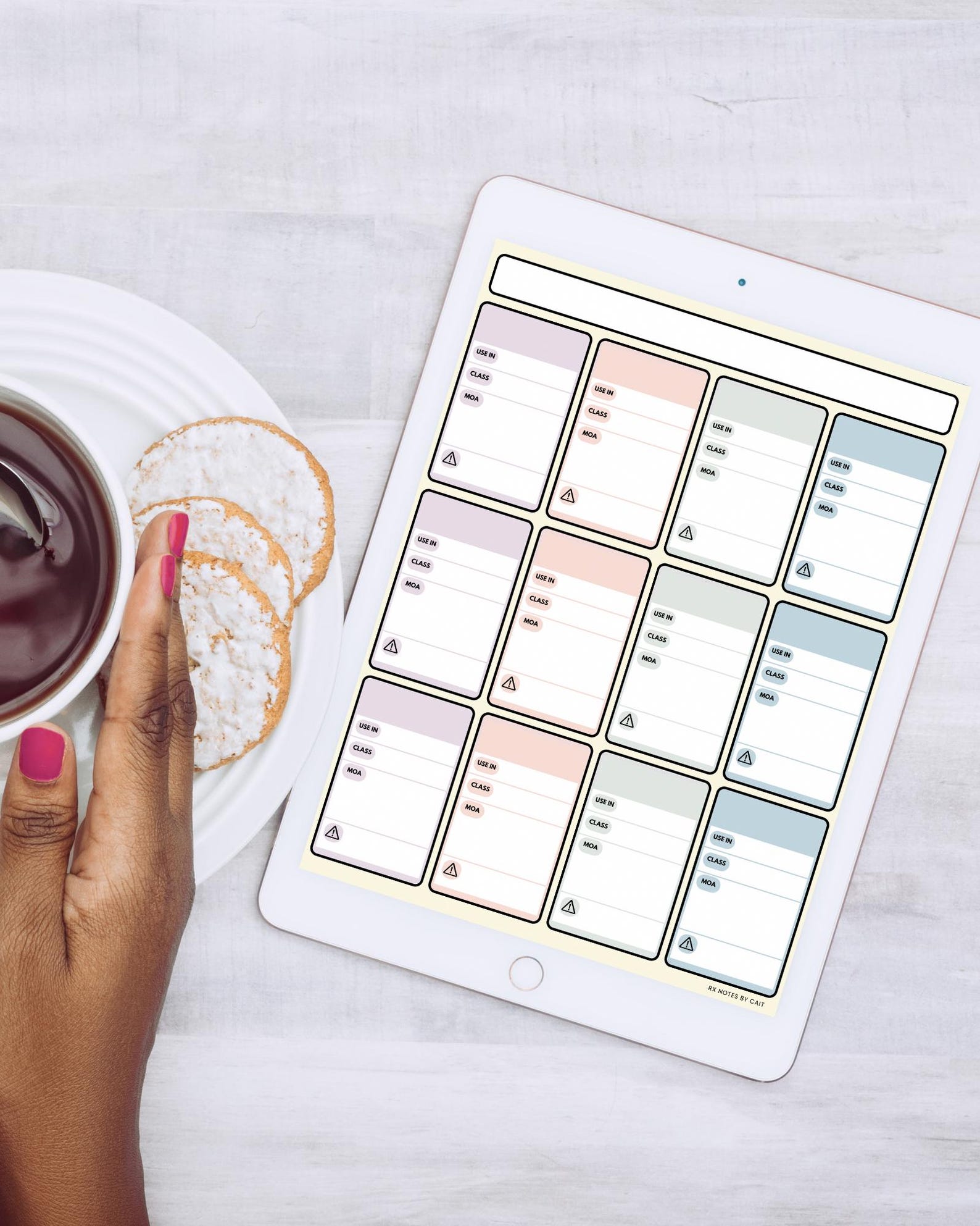 EDITABLE TEMPLATE | Mini Drug Cards | Canva Download for Healthcare ...