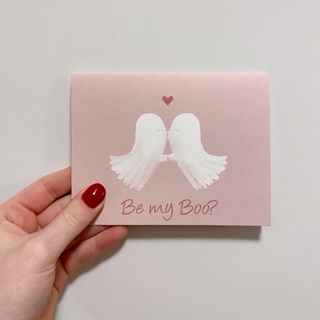 Be My Boo? - Spooky, Silly, Sweet Valentine's Day Card With Ghosts ...