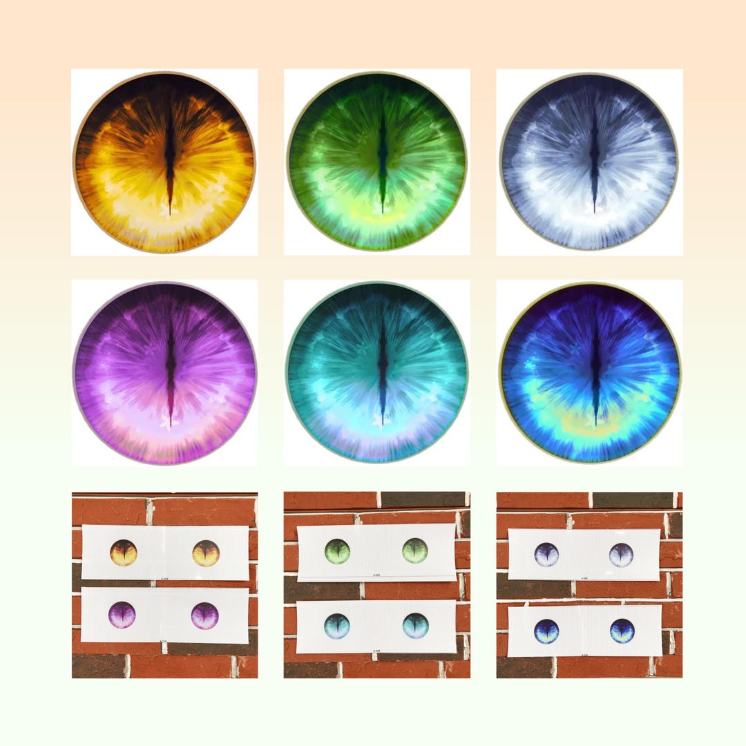 Fursuit Eye Mesh for Costume Heads – Sublimated Waterproof Eyepieces ...