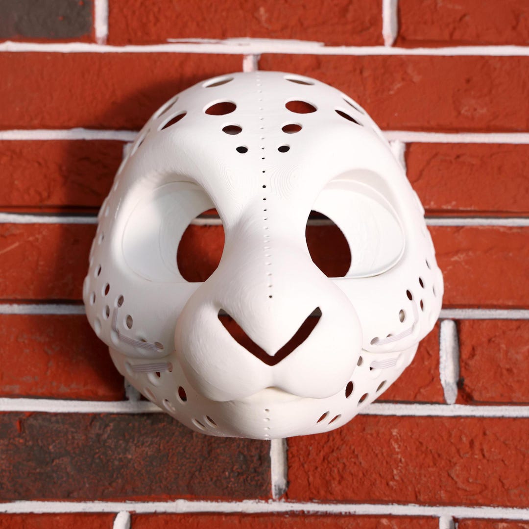 Rabbit Bunny Fursuit Head Base Moving Jaw With Eyeblanks Nose 3D ...