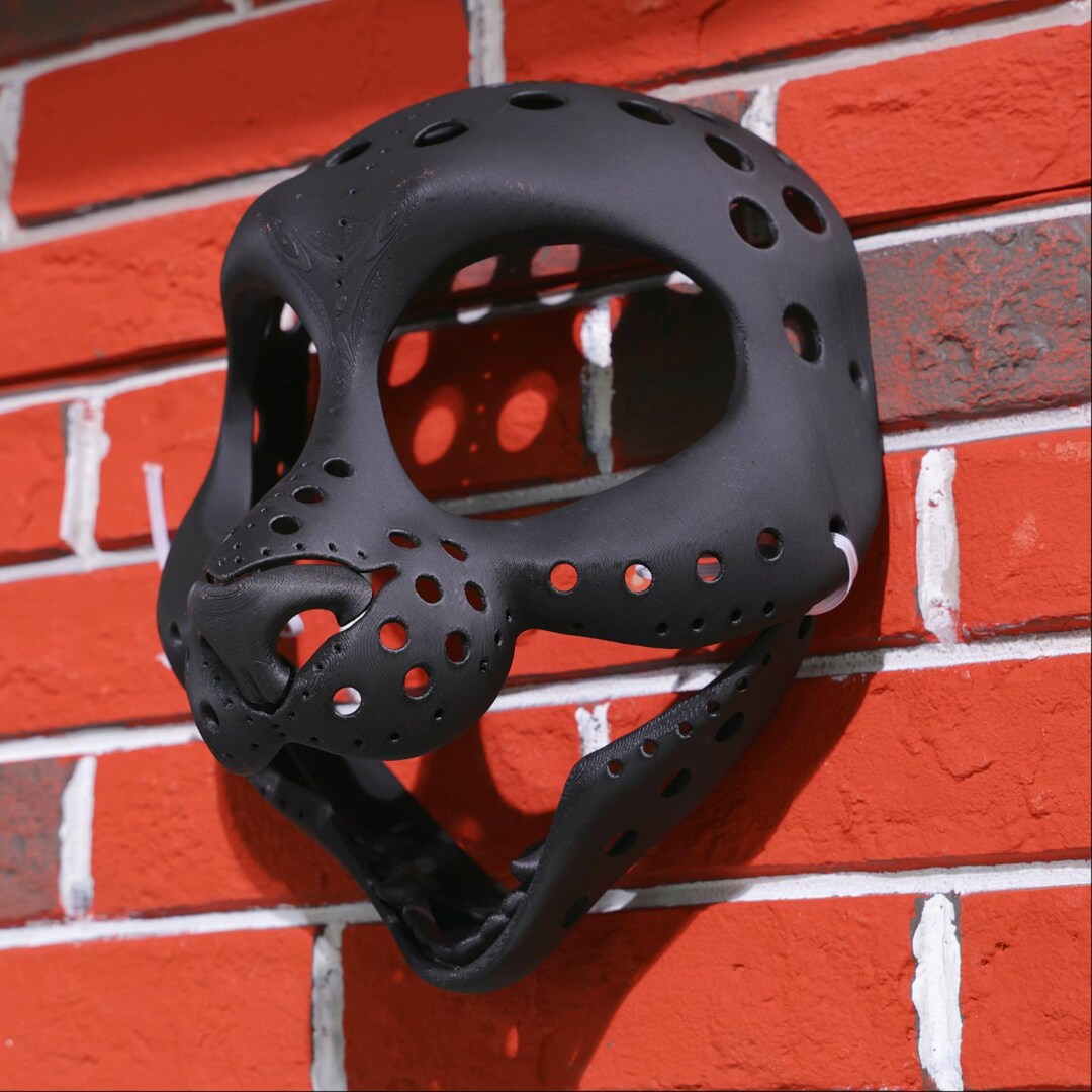 Furry Leopard Cat Face Head Base Canine Fursuit - 3D Printed PLA Feline ...