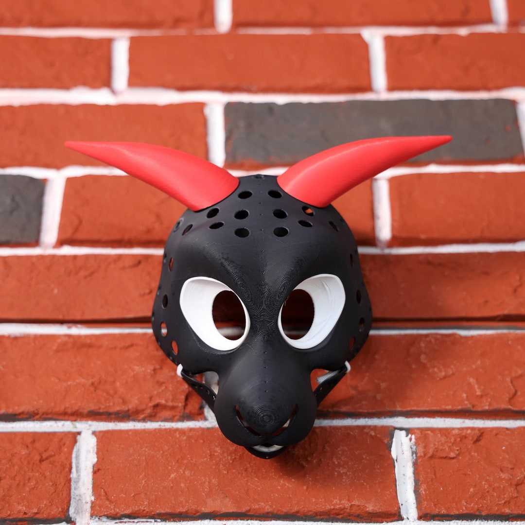 Goat Sheep Fursuit Head Base Moving Jaw Furry With Eyeblanks Horns 3D ...