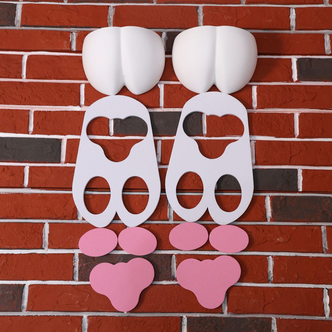 Universal 3d-printed Furry Paw Kit for Goat Hoof Shoes With Soft Paw ...