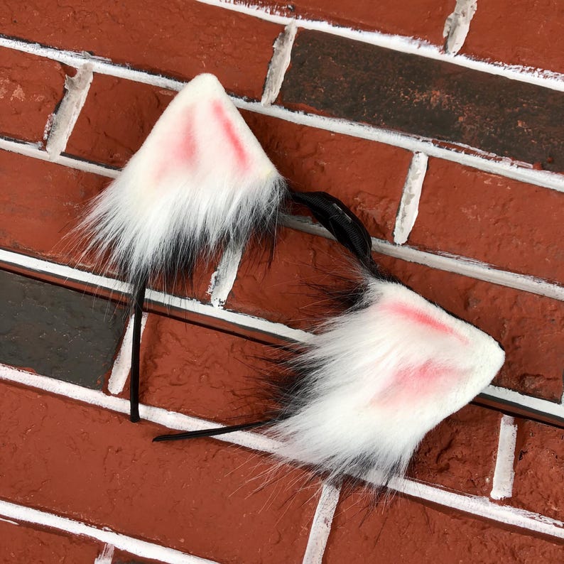 Animated Cat Ear Headband for Cosplay Motion Ears Fursona DIY Fursuit ...