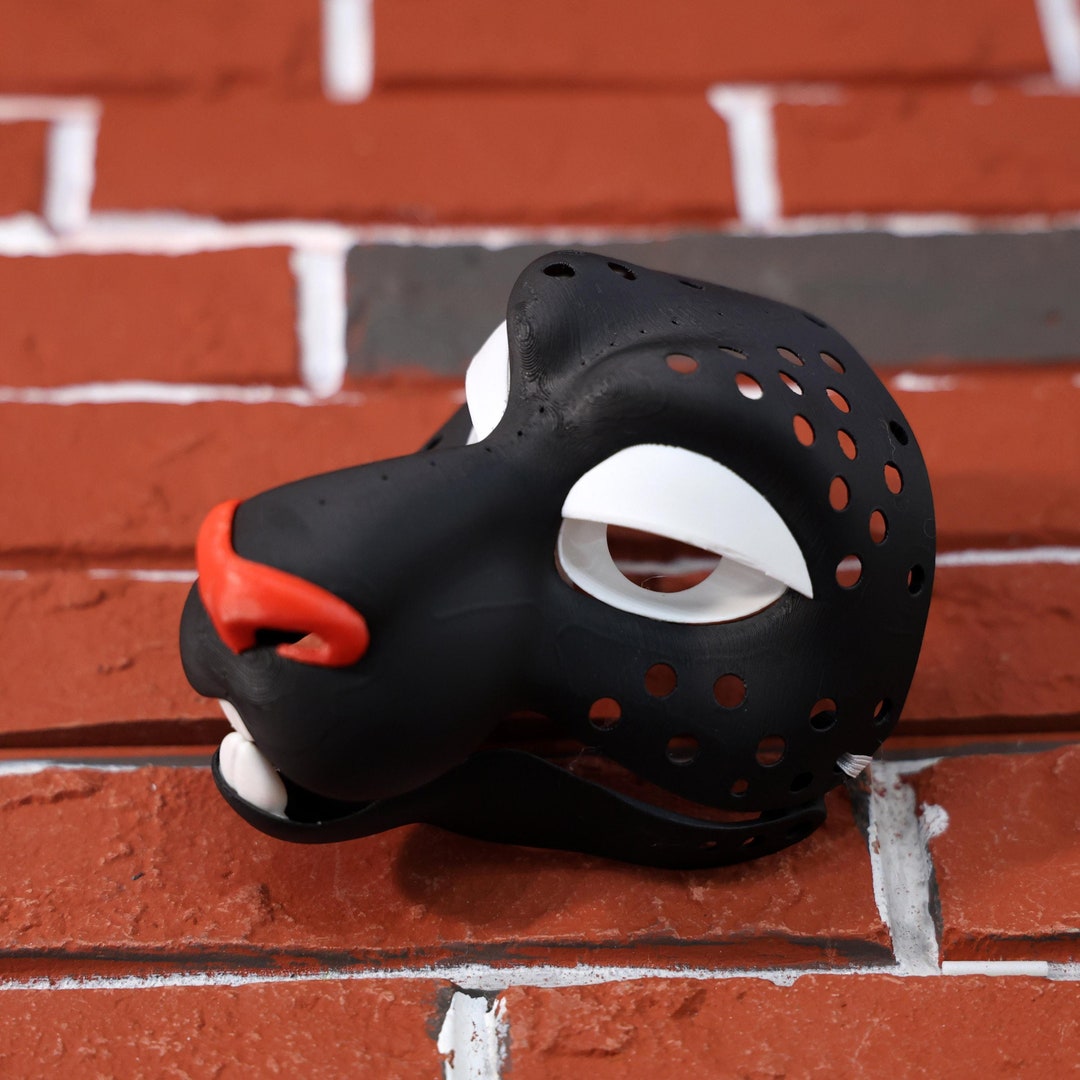 Rabbit Skull Fursuit Head Base Moving Jaw Furry With Eyeblanks Nose 3D ...