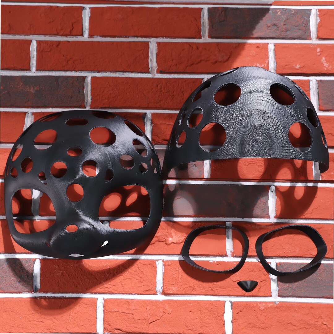 Short Snout Furry Fursuit Head Base 3D Printed PLA Eyeblanks With Holes ...