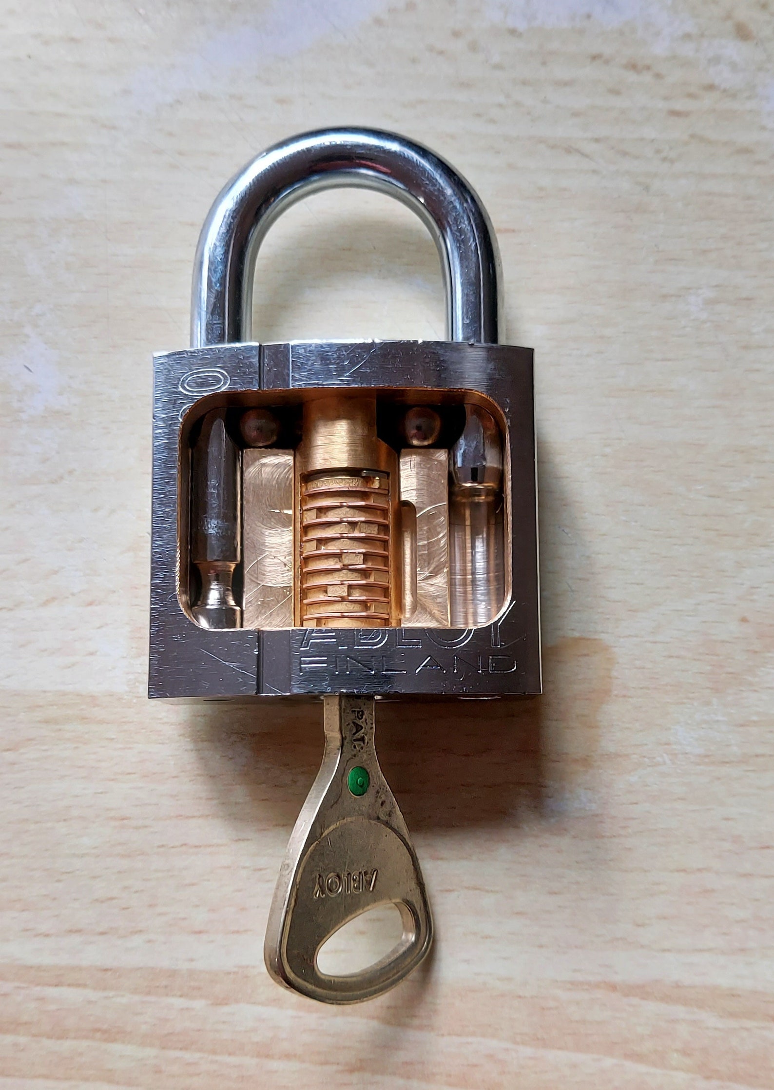 Cutaway Padlock Abloy 330 - Etsy