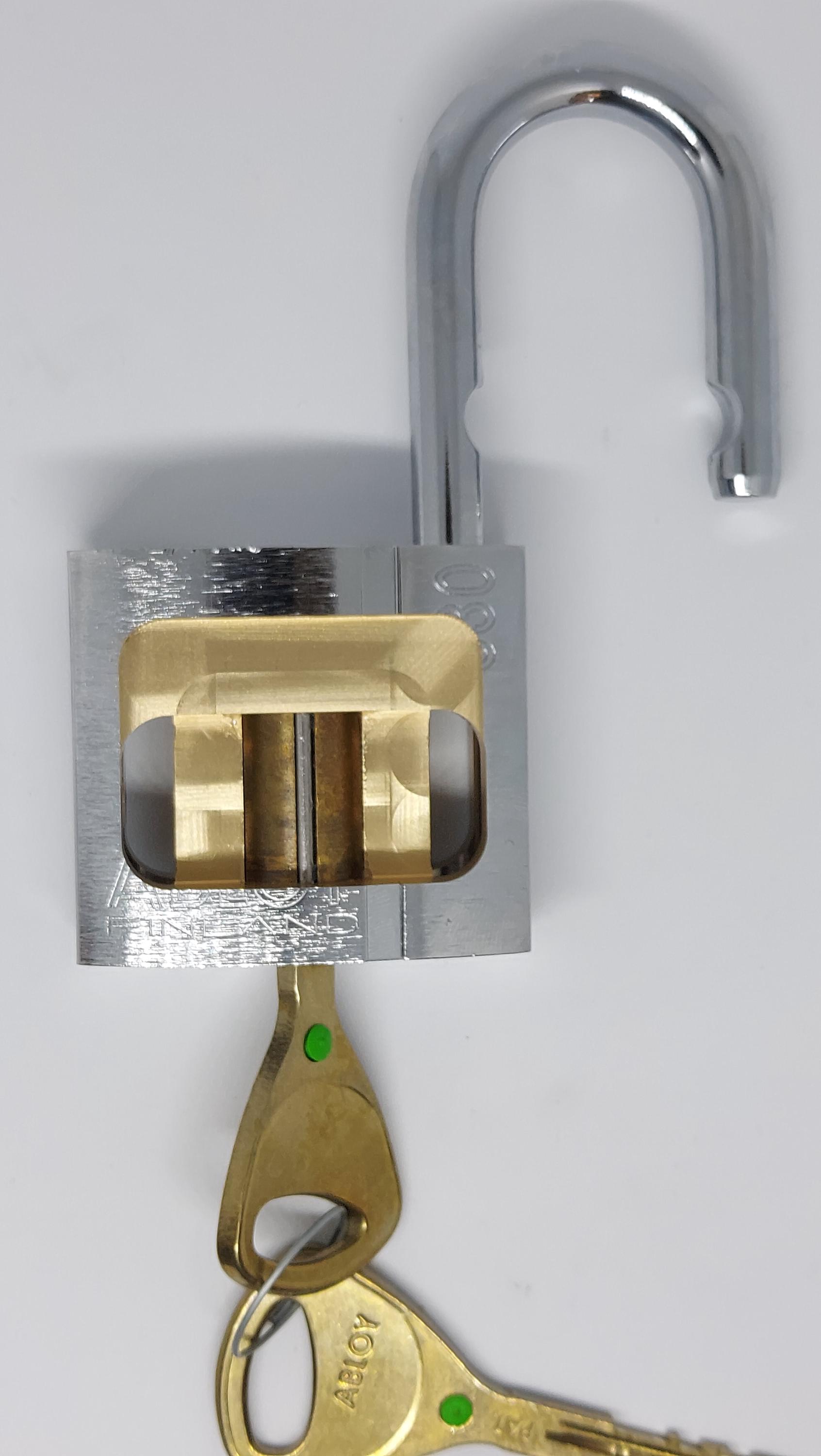 Cutaway Padlock Abloy 330 - Etsy
