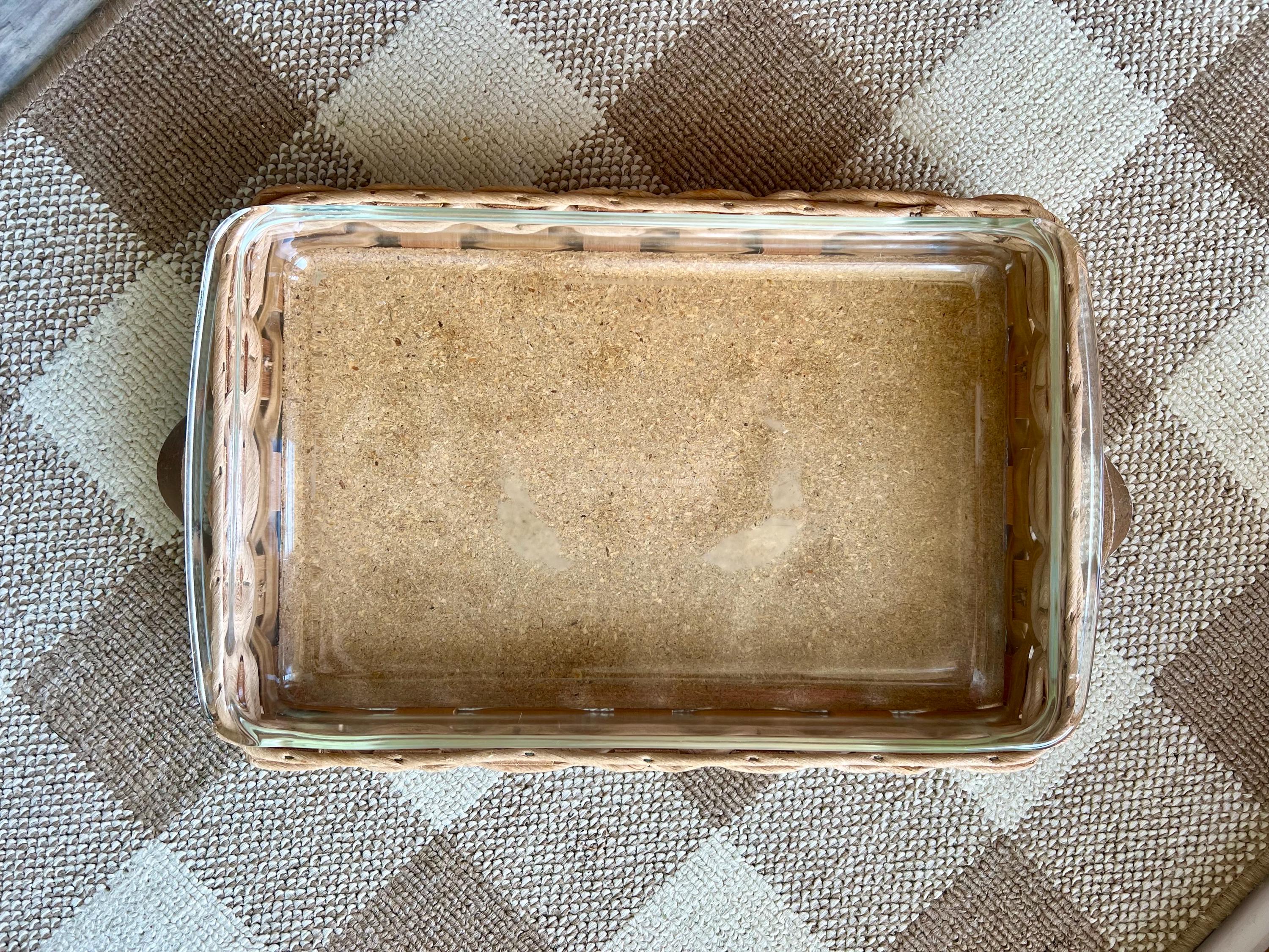 Pyrex Basket and Dish 2 Piece Set Vintage Pyrex Basket and 9 X 13 Glass ...