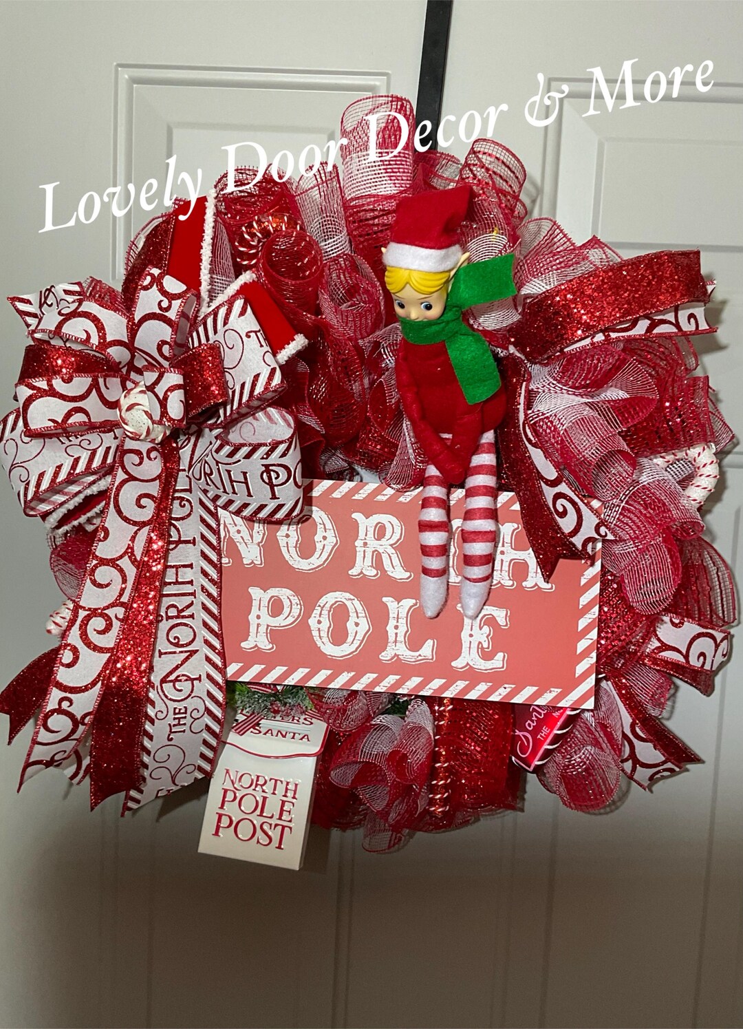 North Pole Wreath - Etsy