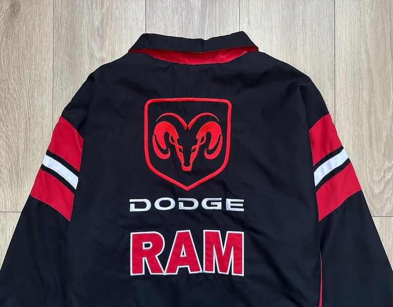 Vintage JH Design Dodge Ram Racing Jacket Men’s Made in Korea Size L - Etsy