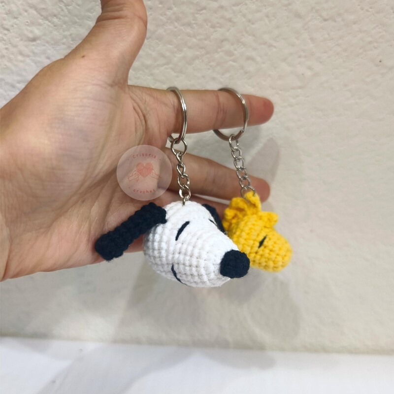 Snoopy Keychain - Etsy