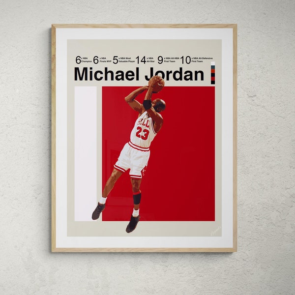 Michael Jordan Poster - Etsy